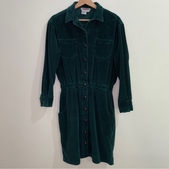 Fads | Dresses | Vintage Fads Long Sleeve Collared Button Front ...